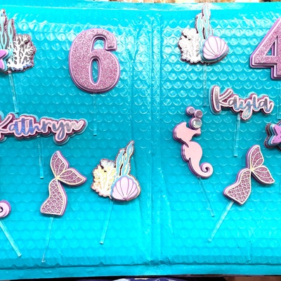 Custom Ocean Cake Topper for Birthday Party, Baby Shower Under the Sea ...