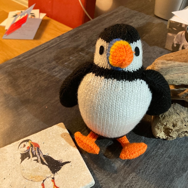 Percy the Puffin Knitting Pattern (PDF Digital Download) - Etsy