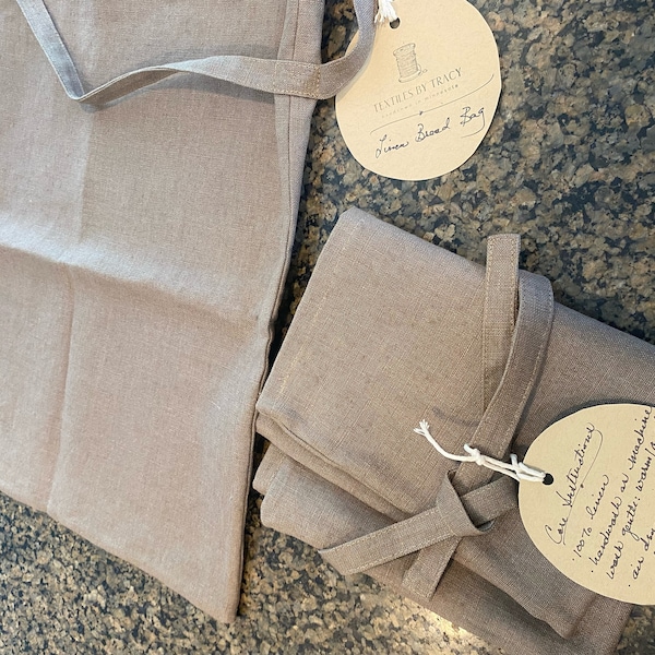 Linen Bread Bags | Reusable Bread Storage Bag - Etsy