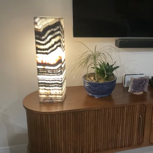 Stone Lamp / Onyx Lamp / Table Lamp / Onyx Light / Onyx Table Lamp ...