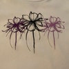 Black Flower Ink Machine Embroidery Design Black Flower Embroidery ...