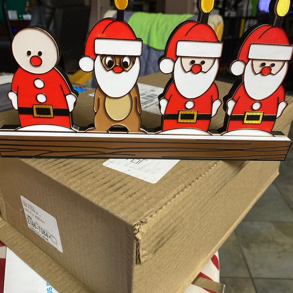 Pluto's Christmas Tree Dale and Santa's Standing Mantle Decoration 3d ...