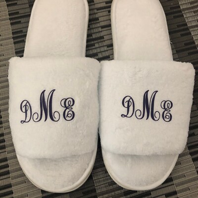 Personalized Slippers Monogrammed Slippers Custom Slippers - Etsy
