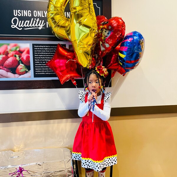 Girl's Fireman Rescue Dog Dress , Girl's Fire Rescue Dress , Girl's ...