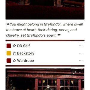 Hogwarts Reality Shifting Notion Script - Etsy