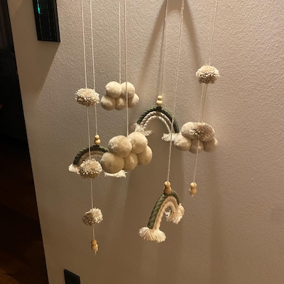 Pdf INSTRUCTIONS for DIY Macrame Rainbow Kit, Baby Room Decoration, DIY ...