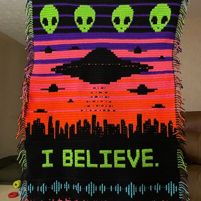 Sos Alien Invasion Mosaic Crochet Pattern Collection - Etsy
