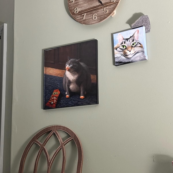Fat Cat Eats Cheetos and Experiences Existential Dread | Meme Art Re ...
