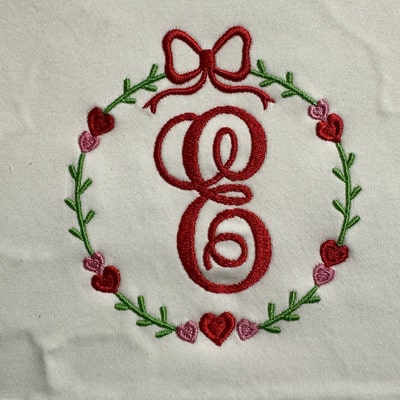 10 SIZES Carried Away Embroidery Font Alphabet Digital Machine ...