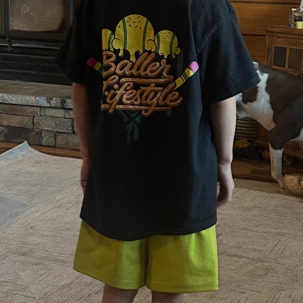 Baseball Ice Cream Drip Shorts , Boys Baseball Gifts, Custom Jersey ...