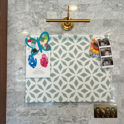 Large Personalized Magnet Board-custom Magnetic Message Board-kids Art ...