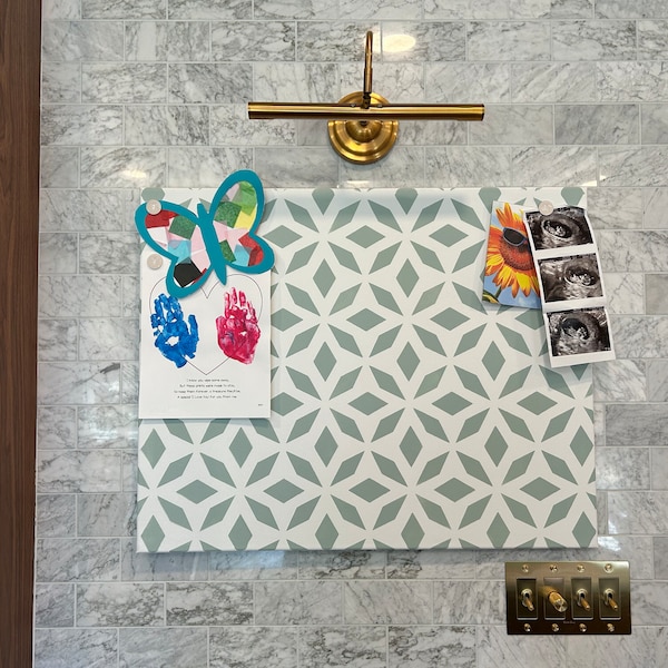 Large Personalized Magnet Board-custom Magnetic Message Board-kids Art ...