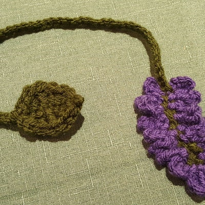 Lavender Bookmark Crochet PDF Pattern Easy Beginner Crochet Tutorial ...