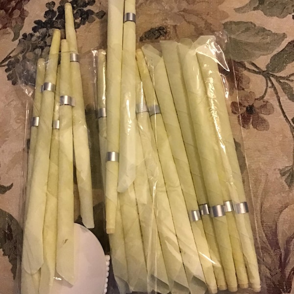 20-piece Beeswax Ear Candle Set – Handmade Ear Wax Removal Kit - Etsy