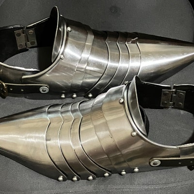 Steel Armour Medieval Foot Armour Pair of Foot Protection - Etsy