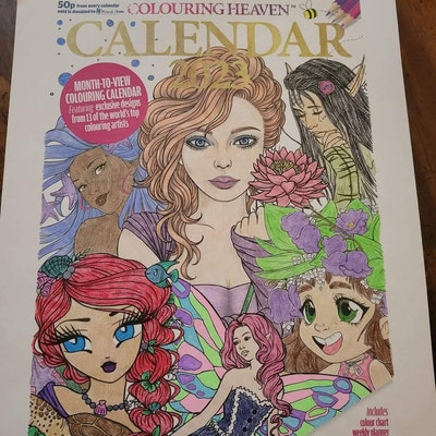 Colouring Heaven Winglings Special digital Download PDF - Etsy