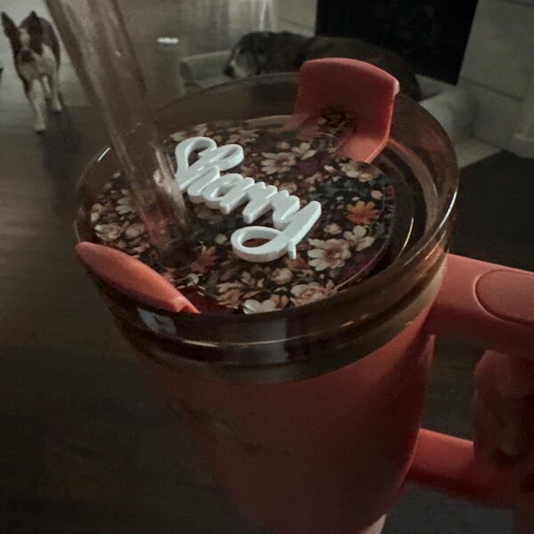 Ghost Spooky Stanley Topper Halloween Name Tumbler Topper Spooky Season ...