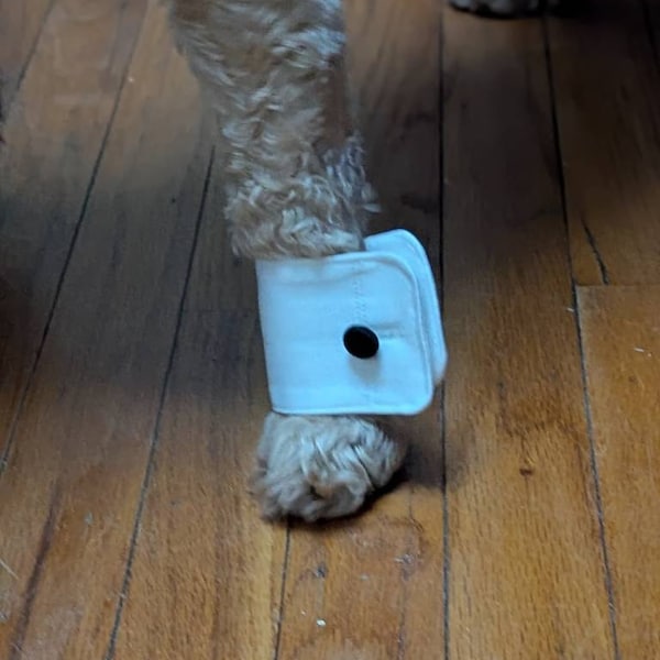 Dog Cuffs~non-slip Feature~dog Tuxedo~dog Cuffs With Satin Buttons to ...