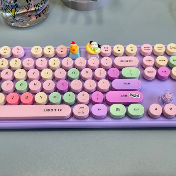 Kawaii Duck Character Keycaps, Goose Keycap, Animal Keycaps, Cute ...