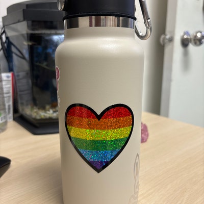 Rubber/latex Pride Flag Sticker - Etsy