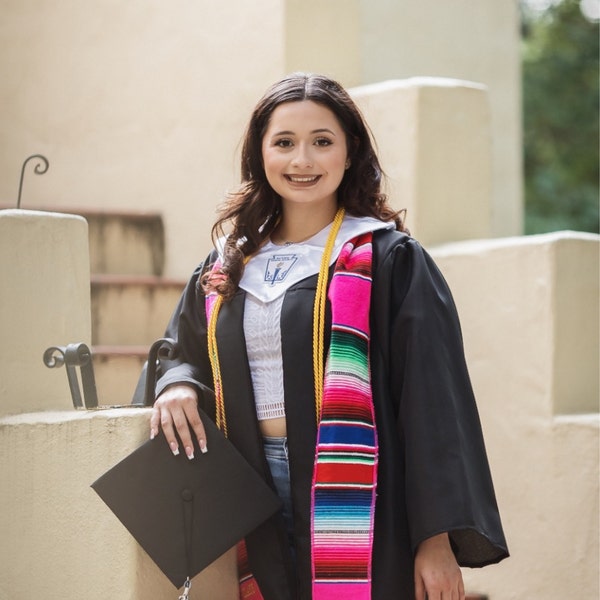 Mexican Graduation Sash Class of 2024, Hispanic Serape Graduation Sash ...