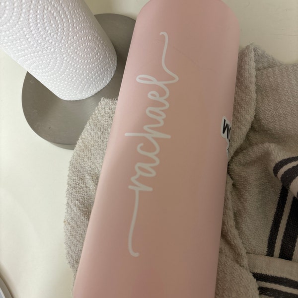 Dainty Font Personalized Name Vinyl Decal // Vinyl Stickers for Water ...