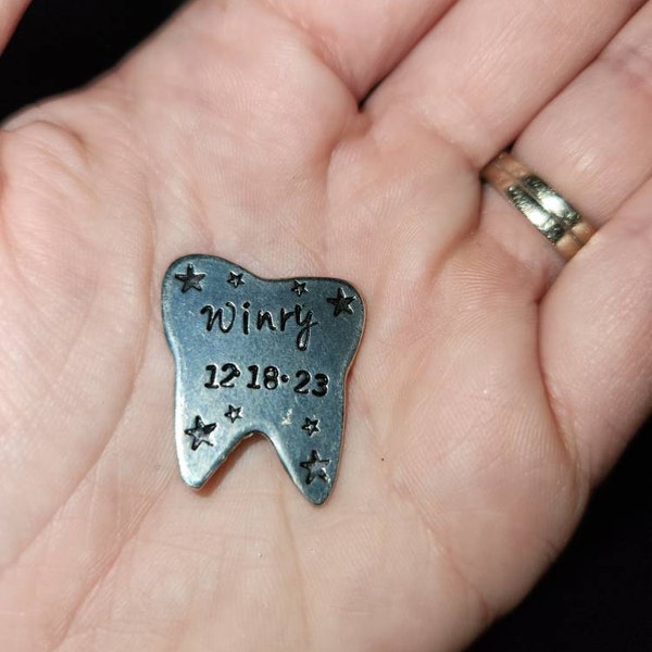 Tooth Fairy Coins - (one) - Surprise a Child With These Hand Stamped ...