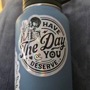 Holographic Skeleton Shark Sticker, Shark Sticker, Skeleton Sticker ...