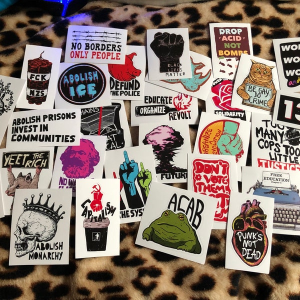 Activism Sticker Mystery Pack, Coupon, Bundle, Stickers Laptop, Leftist ...