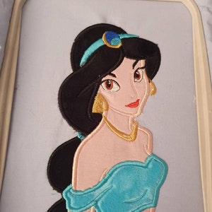 Chinese Princess Applique Embroidery Design Princess With a - Etsy