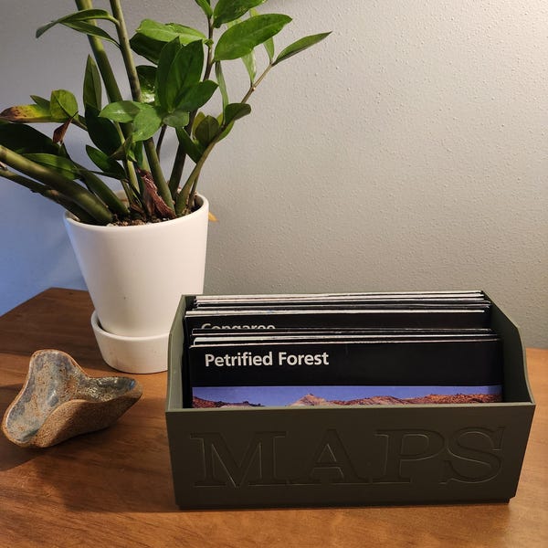Map Box for National Park Maps, State Park Maps, or Other Maps - Etsy