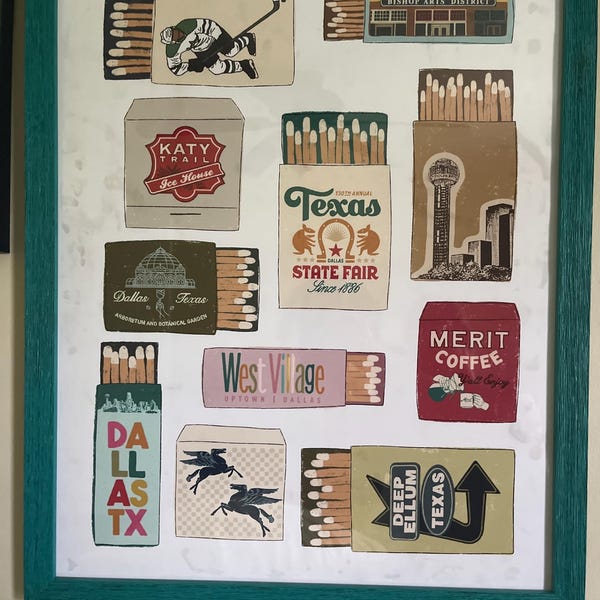 WALT DISNEY Matchbook Style 8x10 or 16x20 High-quality Art Print - Etsy