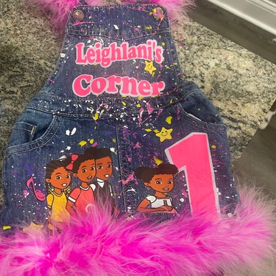 Kids Custom Character Outfit Girl Customized Overalls Gracies Corner ...