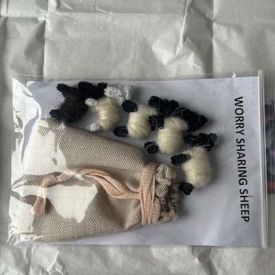 Sheep String Hand Made From British Fleece. A Long Vertically Hanging ...