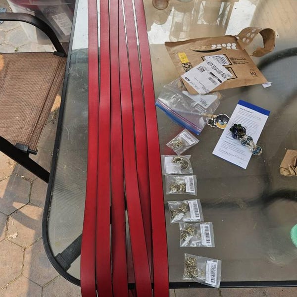 Leather Shield Strapping Kit for SCA Armored Rattan Combat - Medieval ...