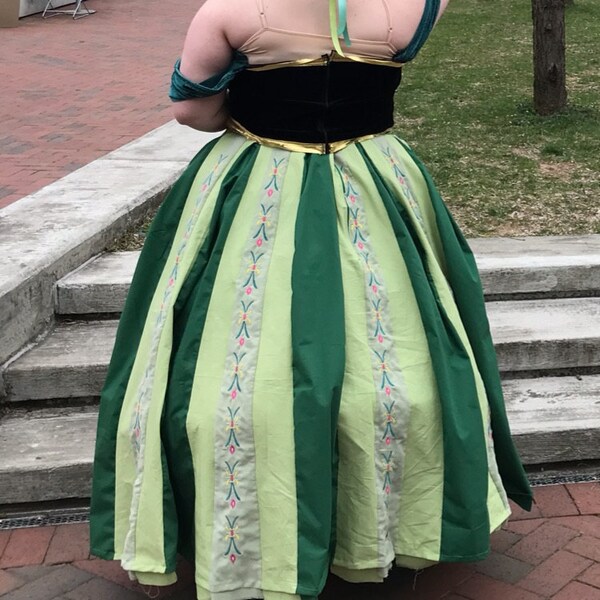 Anna Coronation Skirt Embroidery Design - Etsy