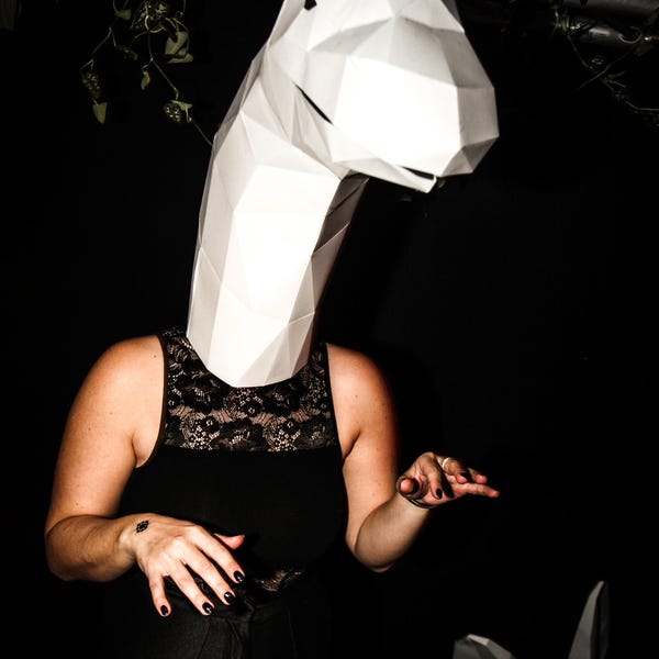 Brontosaurus Mask: Paper + Glue + Our DIY Pattern = This Fun Mask ...