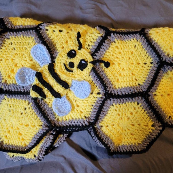Oh Bee-have Applique Pack- Crochet Pattern Only- Bees- Beehive ...