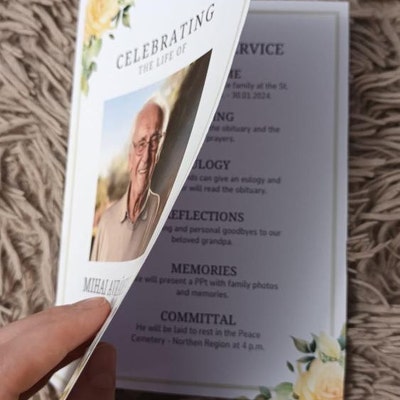 Funeral Welcome Sign Template With Sunflowers for Celebration of Life ...