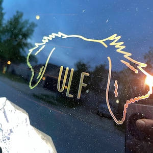 Cat Ear Halo Custom Car Decal Personalized - Etsy