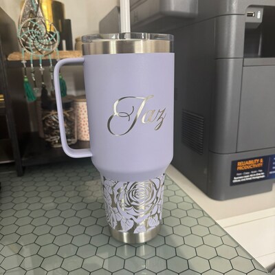 Yeti 20oz Cup Laser Engraved, Your Name and Choose Your Font - Etsy