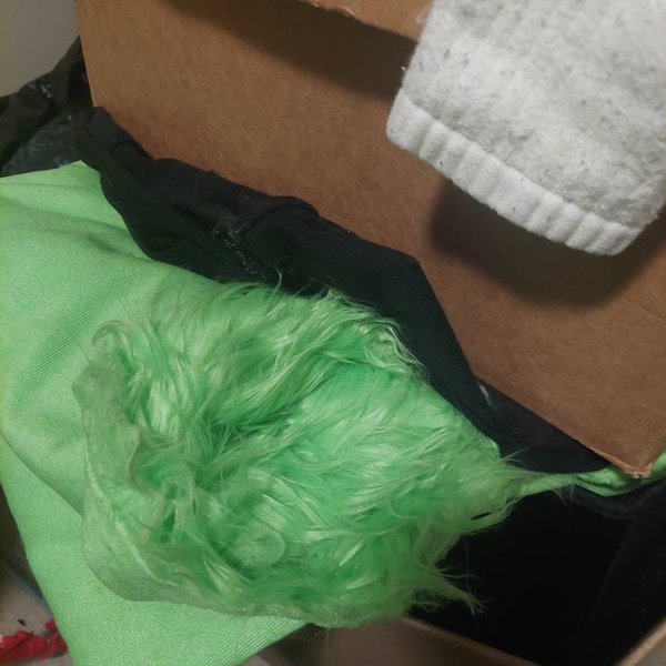 Lime Green Luxury Shag Faux Fur Fabric by the Yard 60" Wide, Shaggy ...