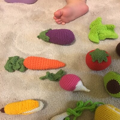 Fairy Mushroom, Crochet Baby Rattle, Colorful Newborn, Learning Sensory ...