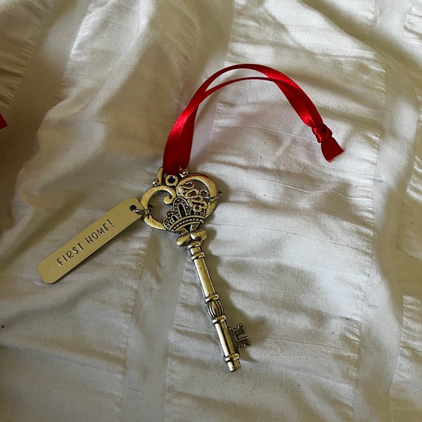 Our Forever Home Personalized Skeleton Key Christmas Ornament, 2025 ...