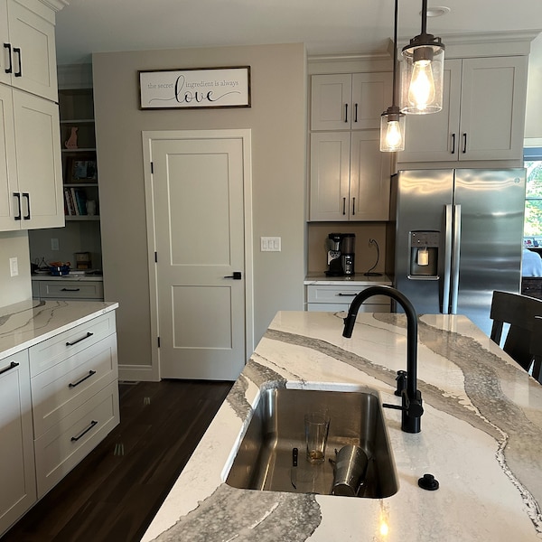 Kitchen Sign, the Secret Ingredient is Always Love Sign, Kitchen Wall ...