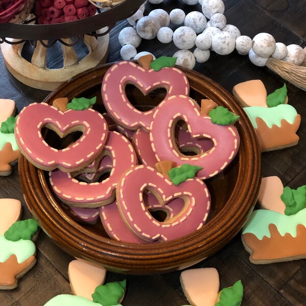 Apple Heart Cut Out Cookie Cutter - Etsy