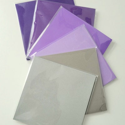 100 Silver Origami Paper Sheets 3 X 3 Inch Japanese Origami Paper Pack ...