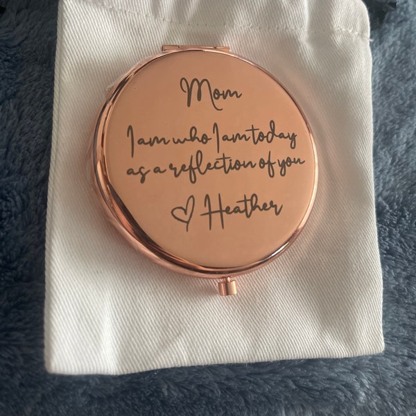 Gift for Mom From Daughter, Personalized Mom Wedding Gift, A Reflection ...