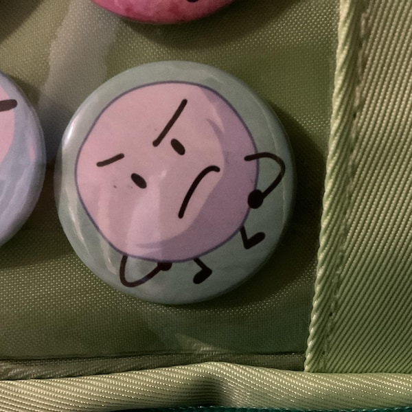 Battle for Dream Island (BFDI) 1 1/2" Pinback Buttons (custom Made) - Etsy