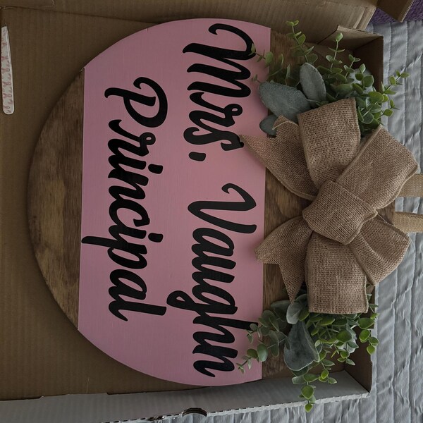 Office Door Hanger | Office Wreath | Workplace Wreath | Workplace Decor ...